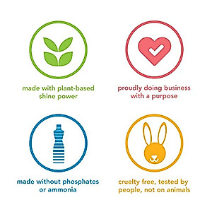 Method Glass Cleaner Spray, Mint, Ammonia Free & Plant-Based Solution, Mirror & Window Cleaner - Great for Indoor & Outdoor Glass Surfaces, 28 oz Spray Bottles (Pack of 8)