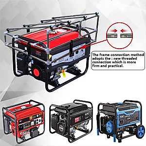 ZTTXL Generator Tent Running Cover New, Ultra Heavy Duty Tarpaulin Enclosure, Outdoor Portable All-Weather Generator Rain Shelter for Most 3500w-12000w generators Most The (New) (standard)