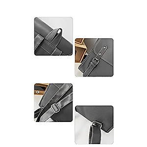 Fidaghre Backpack,Pu Leather Computer Laptop Bag 12.6 Inch College School Backpack Shoulder Bags