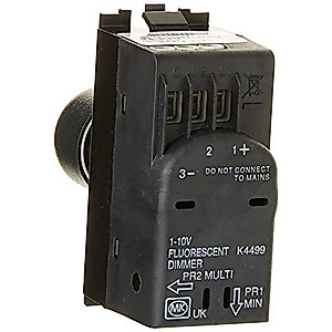 MK Aspect/Edge Grid K4499LBKB 1V - 10V Fluorescent Dimmer Module - Lustrous Black