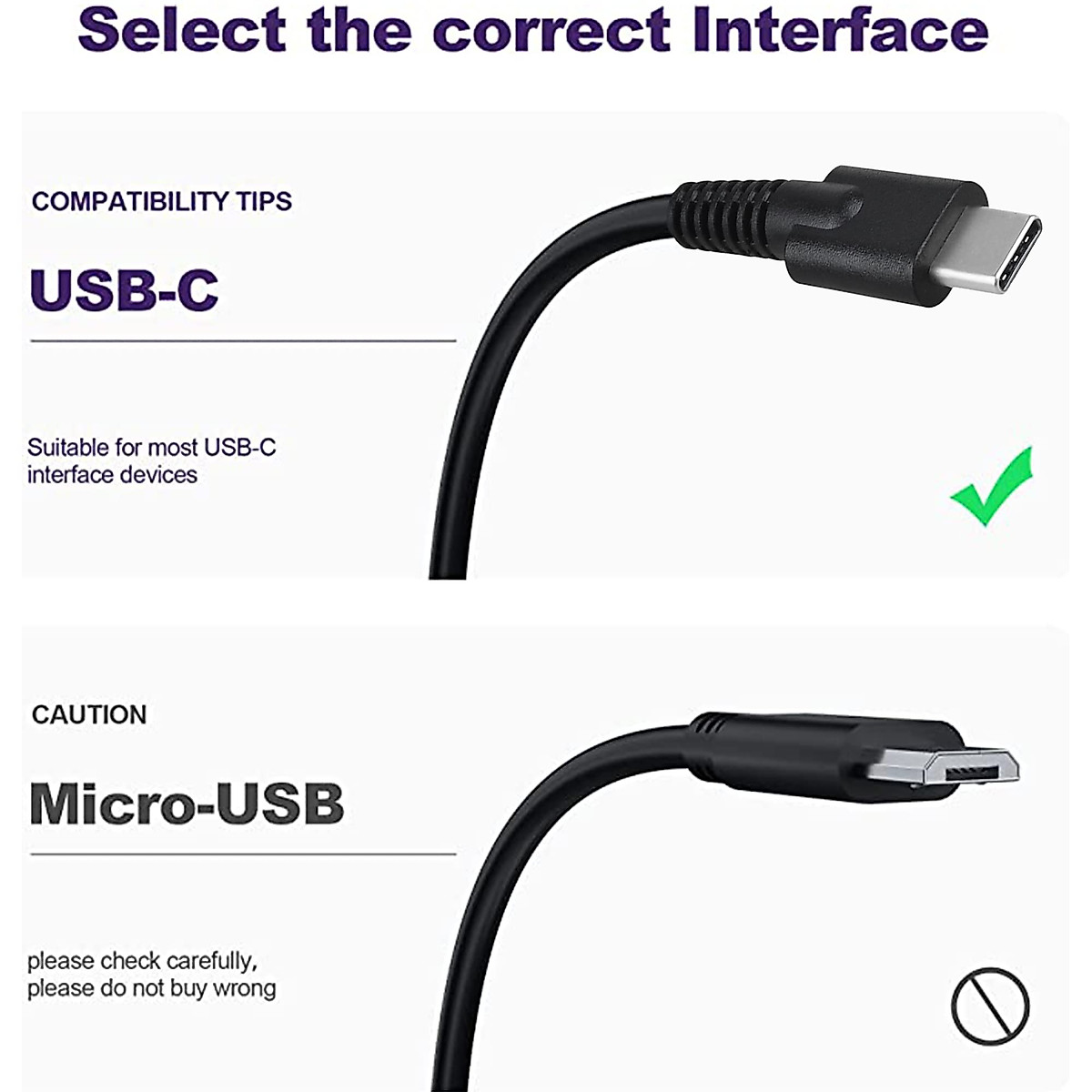 Jantoy AC Adapter Charger for Sony SRS-XB43 SRS-XB33 Charger USB-C 5V 3A