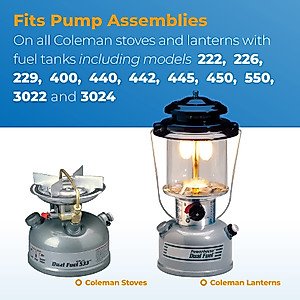 3000005094 Lantern & Stove Pump Cup Replacement for Coleman Kerosene Stove Fuel Pump Repair Kit,Gas Lantern Lamp Camping Stove Replacement Parts