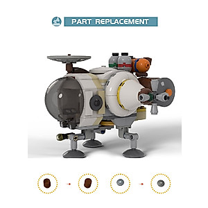 Outer Planet Wilds Ship Building Block Set Toys, OW Echoes of The Eye Spaceship Model, Explore The Universe Space Game Spaceship Toy Suitable for Boys Girls Adult (243 PCS)