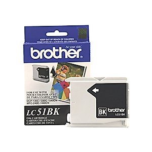 Brother Innobella LC51BK -Ink Cartridge, 500 Page Yield, Black