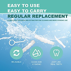 2 Pairs Snap on Dentures for Women with Missing Teeth, Veneers Snap in Teeth for Men, Comfort Confident Smile Cover The Imperfect Teeth