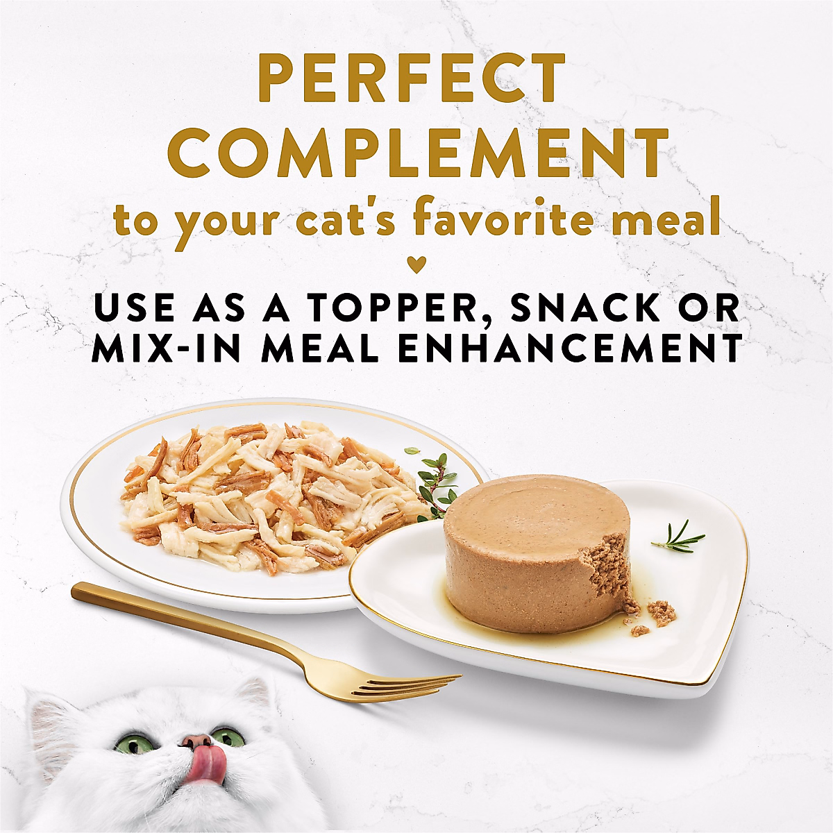 Purina Fancy Feast Appetizers Lickable Grain Free Cat Food Topper White Meat Chicken and Shredded Beef Appetizer - (Pack of 10) 1.1 oz. Trays