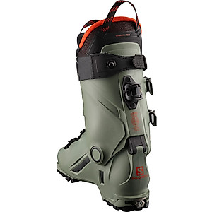 Salomon Shift Pro 130 at Mens Ski Boots Oil Green/Black/Orange Sz 11/11.5 (29/29.5)
