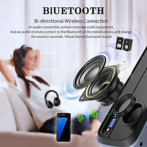 EUG Mini Projector for iPhone iPad Laptop, Outdoor Portable Projector 4K with WiFi Bluetooth, 2023 Android Smart Projector with Apps, Native 1080P LED Movie Video Projectors for Home Theater Office