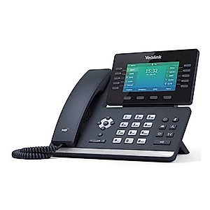 Yealink SIP-T54W IP Phone [5 Pack] 16 VoIP Accounts. 4.3-Inch Color Display. USB 2.0, 802.11ac Wi-Fi, Dual-Port Gigabit Ethernet, 802.3af PoE, Power Adapter Not Included (SIP-T54W)