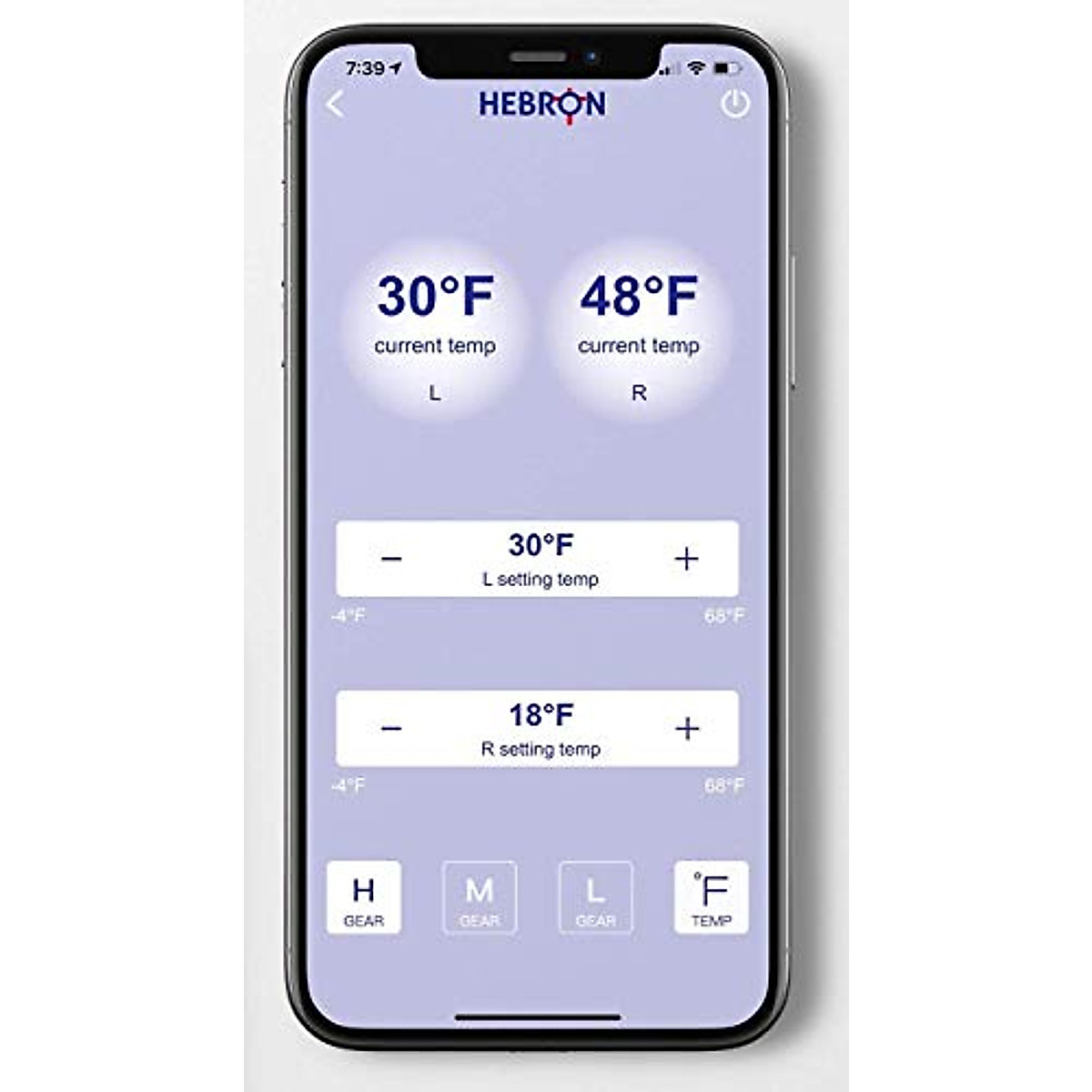 Hebron 33 Quart Dual Zone Portable Refrigerator/Freezer for Camping Fishing and Travel - 12/24 Volt DC Mini Chest Cooler for Vans Campers RVs and Boats