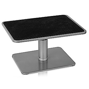 Mount-It! Adjustable Height Laptop Stand for MacBook Pro | Wide Platform Laptop & Monitor Desk Riser | Ergonomic Desk Riser Stand for MacBook and 11-15 Inch Laptops | 24-32 Inch Monitor Stand Riser