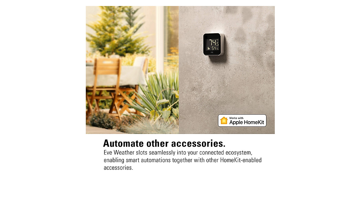 Eve Weather: Apple HomeKit Outdoor Weather Station with Privacy