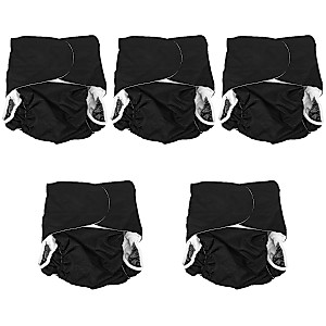 5pcs Leakproof Underwear for Washable Low Noise Reusable Cover Plastic Pants Cover Unisex