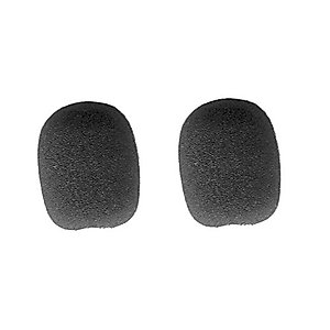 Replacement Aviation Microphone windscreens for Bose and Crystal Mic Typhoon (Two (2) Pack A20 Model)