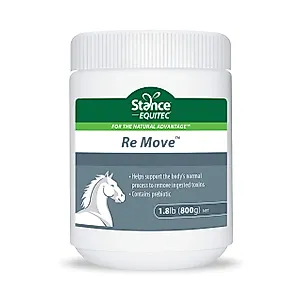 Stance Equitec Re Move - Horse Supplements That Support The Body's Normal Process to Remove Ingested Toxins, Contains Probiotics - 1.8 lb
