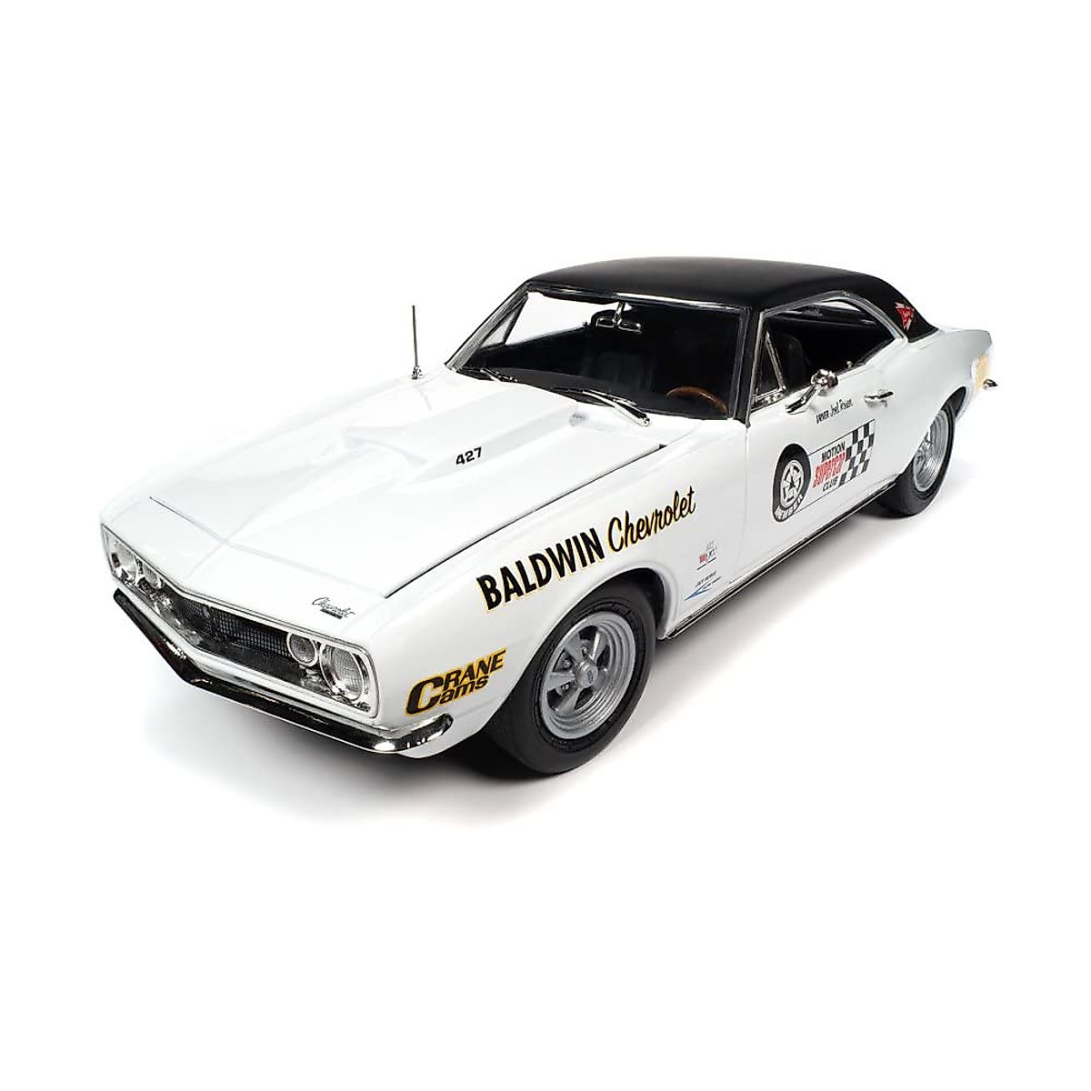 1967 Camaro SS 427, White - Auto World AMM1275-1/18 Scale Diecast Model Car