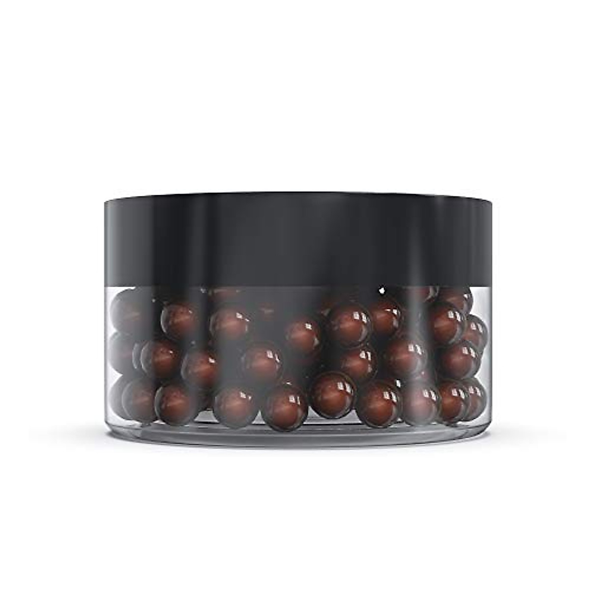 ZAVBE 60 Pack 2oz Plastic Jars with Black Lids BPA Free Small 60 gram Jar Round Clear Refillable storage Slime containers with Airtight Lids for Cosmetics, Sugar Scrub, Body Butters, Beauty Products.