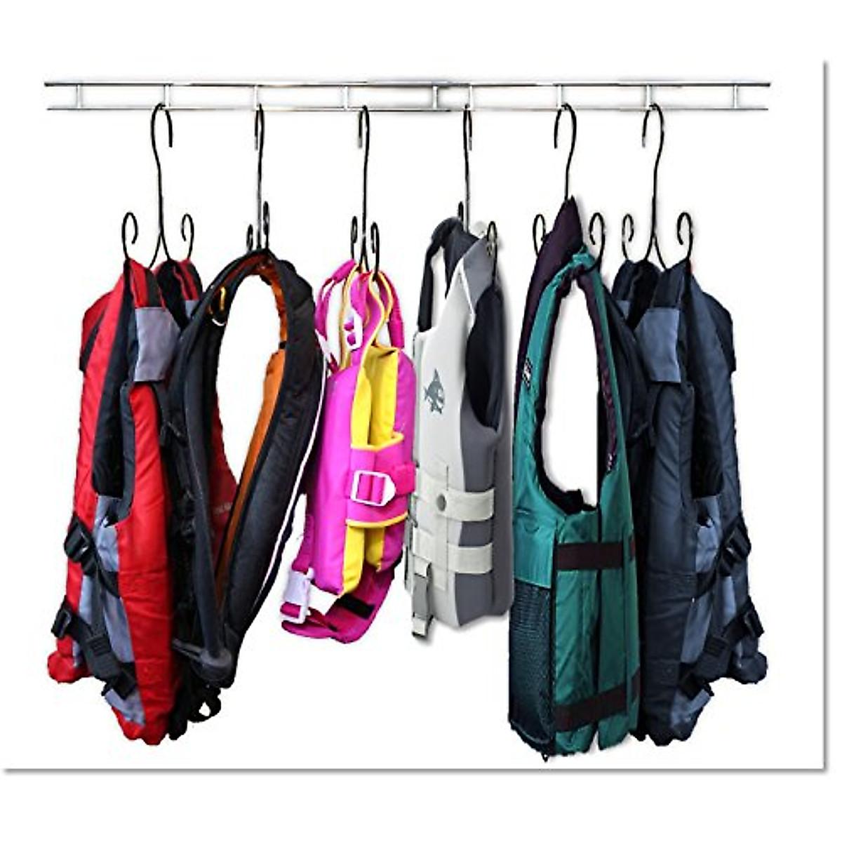New! Life Jacket Hanger, Storage- Life Preserver, Life Vest Hanger & Storage, Life Jacket Dryer, Drying Rack, Drying Hangers; Boating Hanger & Storage
