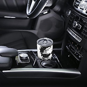 LAZHANG Death Rock Grips Music Stainless Steel Insulated Car Sippy Cup With Lid Travel Mug for Cold Hot 20 oz