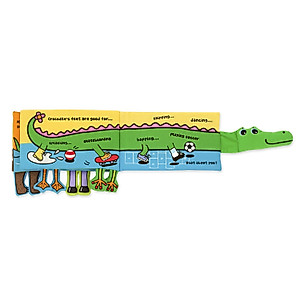 Melissa & Doug Whose Feet?: K's Kids Soft Activity Book Series + 1 Free Pair of Baby Socks Bundle [92036]