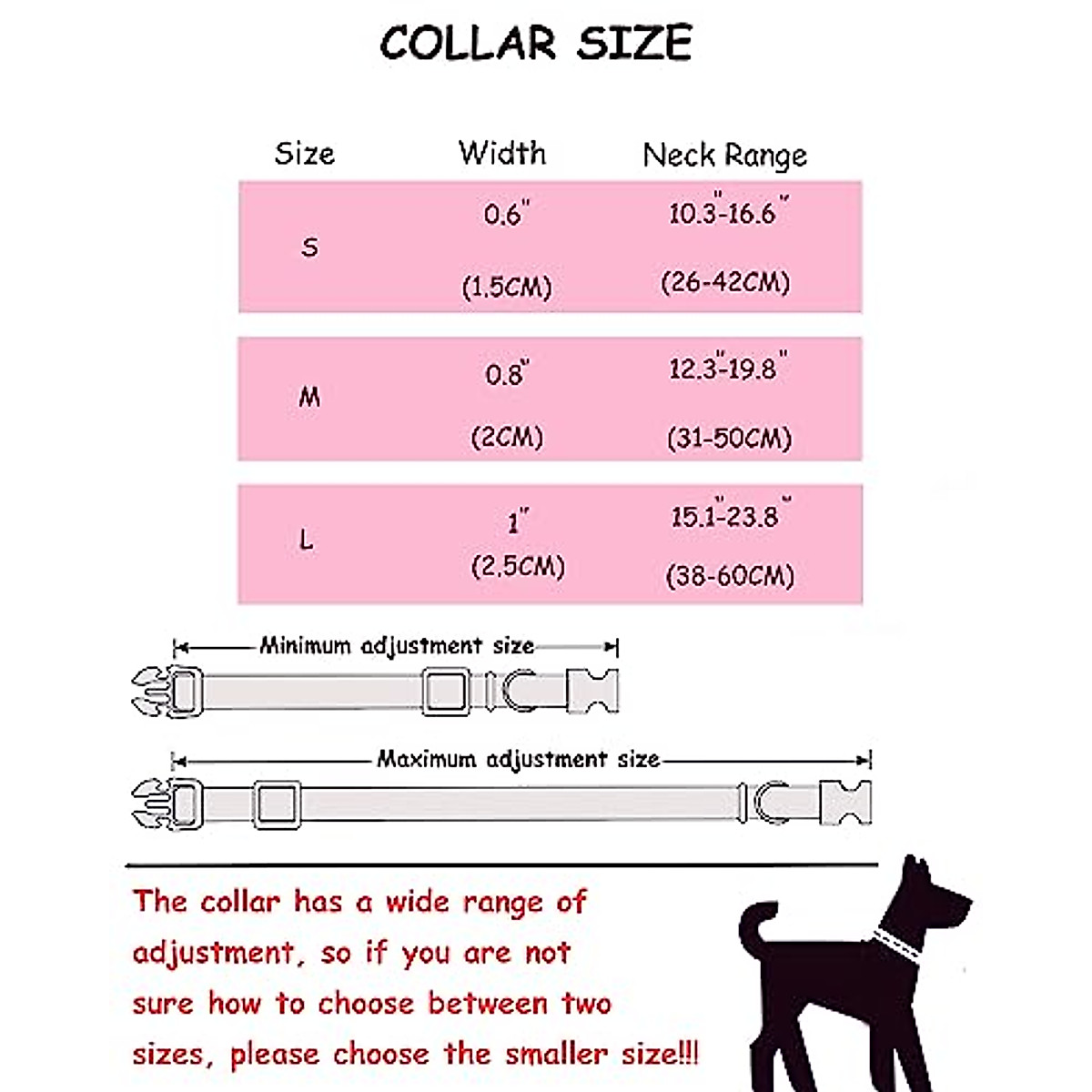 Aecllcea Airtag Holder Dog Collar for Small Medium Large, Airtag Dog Collar Holder Waterproof, Soft Padded Dog Collars with TPU Air Tag Device, Air Tag Dog Collar Waterproof. (M, Pink)