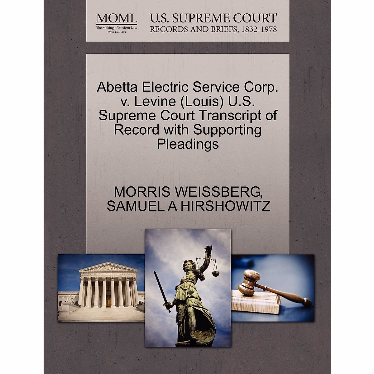 Abetta Electric Service Corp. v. Levine (Louis) U.S. Supreme Court Transcript of Record with Supporting Pleadings