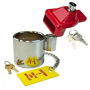 VULCAN Trailer Security Bundle | King Pin Lock and Glad Hand Lock - Protects Any RV, Equipment or Class 8 Trailer