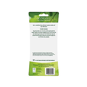 EcoTools Beauty Skin Care Tool Jade Facial Roller and Gua Sha Stone Duo, Face Roller and Massager, Skincare and Sculpting Tools, Green, Promotes Healthy Skin, Massager, 2 Piece Set, 1 Count