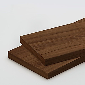 Rerii C Shaped Side Table, End Table for Couch - Sofa Snack Table with Metal Frame for Bedroom, Living Room & Small Spaces, Walnut & Black