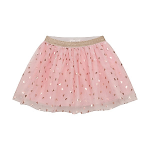 BTween Little Girls 4pc wardrobe pack, Long Sleeve top, Short sleeve top, Tutu skirt, legging