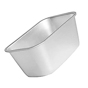 Cabilock 1pc Toast Mold Cheesecake Mini Baking Pans Burger Mold Bread Baking Tin Oven Rectangular Bread Toasting Molds Bread Baking Mold Kitchen Supplies Silver Household Aluminum Alloy Set