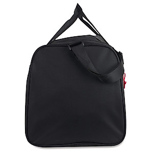 55 Liter, 24 Inch Lightweight Canvas Duffle Bags for Men & Women For Traveling, the Gym, and as Sports Equipment Bag/Organizer (Black 1)