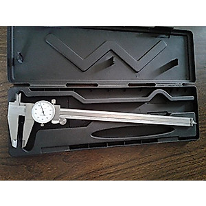 12" Precision Stainless Steel DIAL Caliper White face #104-451-new