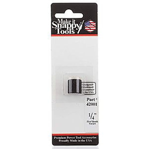Snappy Tools 1/4 Inch x 1/2 Inch Hex Shank Socket #42001