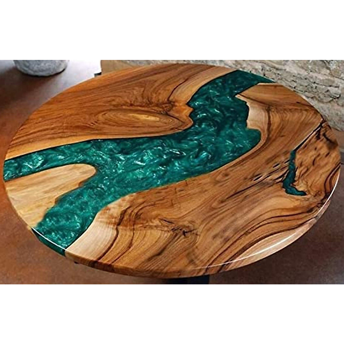Epoxy Table, Live Edge Wooden Table, Epoxy Resin River Table, Natural Wood,Dining table, Natural Epoxy Table, Resin Table