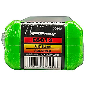 Forney 30505 E6013 Welding Rod, 5/32-Inch, 5-Pound