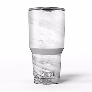 Design Skinz Slate Marble Surface V9 - Skin Decal Vinyl Wrap Kit Compatible with The Yeti Rambler Cooler Tumbler Cups