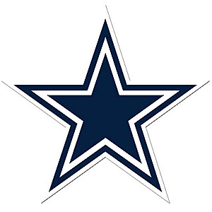 NFL Siskiyou Sports Fan Shop Dallas Cowboys Auto Decal 8 inch sheet Team Color