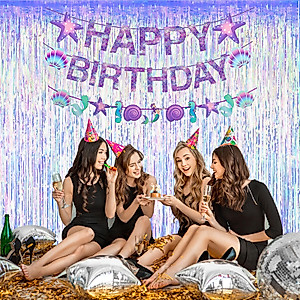 Fecedy 2pcs 3ft x 8.3ft Rose Gold Metallic Tinsel Foil Fringe Curtains Photo Booth Props for Birthday Wedding Engagement Bridal Shower Baby Shower Bachelorette Holiday Celebration Party Decorations