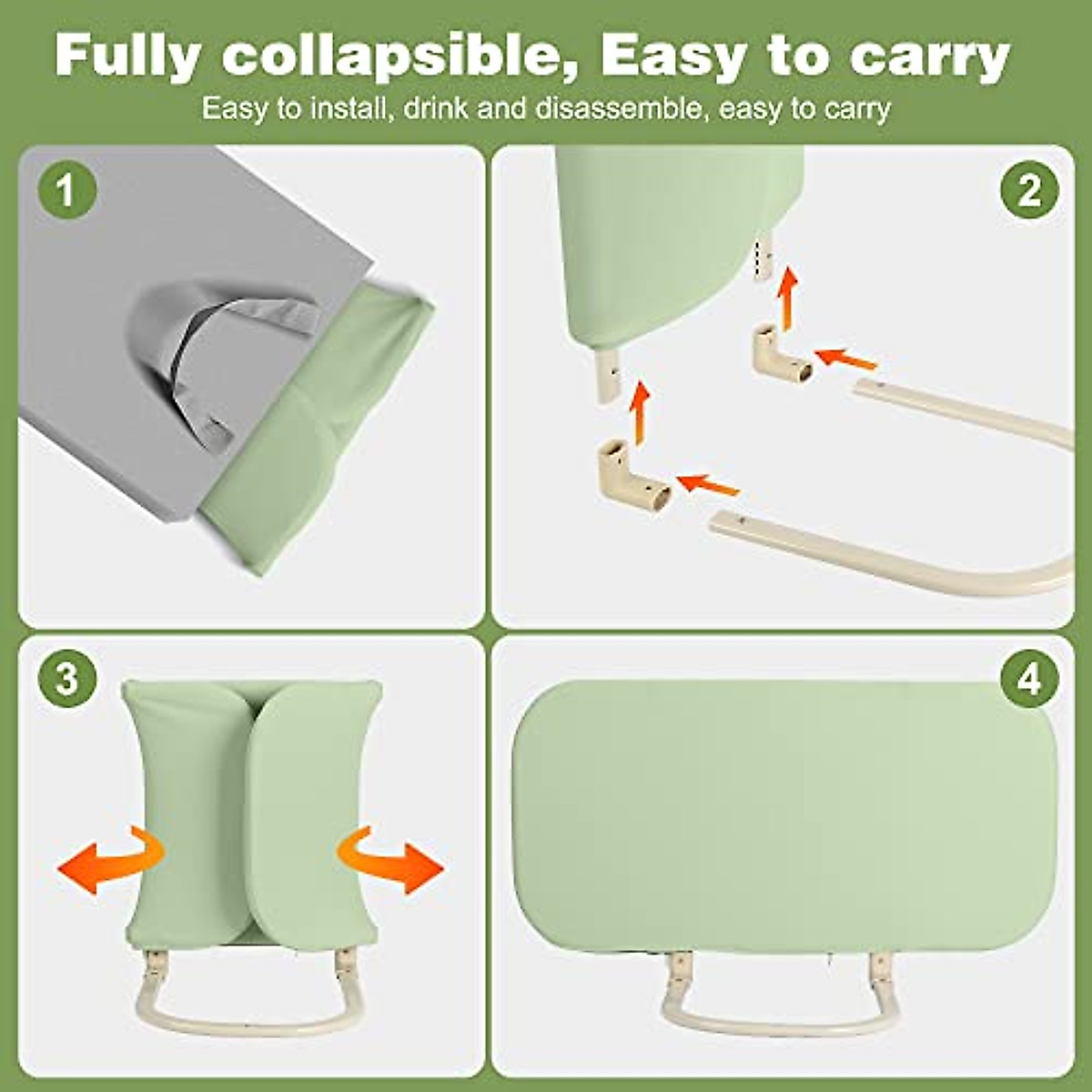 welspo Toddler Bed Rail, Fold Down Safety Kid & Elderly Bed Guard Rail, Portable Child Bed Safety Rail