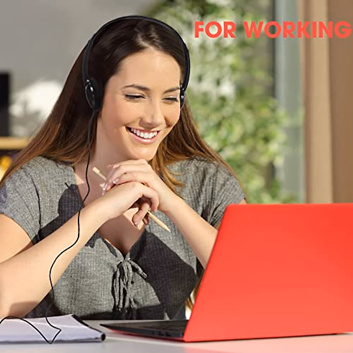 32 Pack Headphones Student Headphone Adjustable on Ear Headphone Library Headphone Wire Classroom Headphone with 3.5 mm Headphone Plug for Boys Girls Adults School (Light Blue, Orange, Blue, Black)