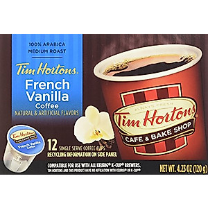 Tim Hortons Single Serve RealCup - French Vanilla Coffee Cups - 12 ct
