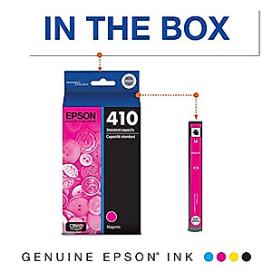 EPSON T410 Claria Premium -Ink Standard Capacity Magenta -Cartridge (T410320-S) for select Epson Expression Premium Printers