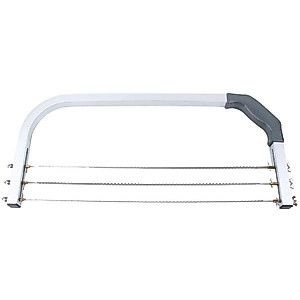 QJZZO Adjustable Cake Leveler Professional Layer Cake Slicer Cutter with 3 Stainless Steel Blades Baking Accessories for Bread Loaf Cake