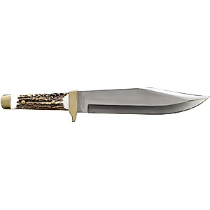 Uncle Henry Bowie w-Stag Handle. 7Cr17MoV Steel.