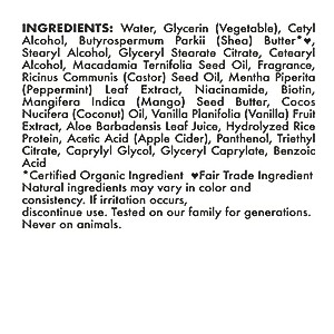 SheaMoisture Jamaican Black Castor Oil Strengthen & Restore Smoothie Cream for Unisex, 11.5 Oz