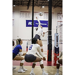 Mizuno Women's Balboa 6 Long Sleeve Volleyball Jersey, White, Medium