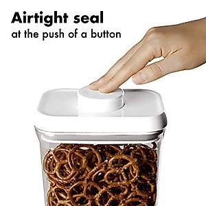 OXO Good Grips POP Square Storage Container, Small Square Lid, Medium - 1.5 Qt