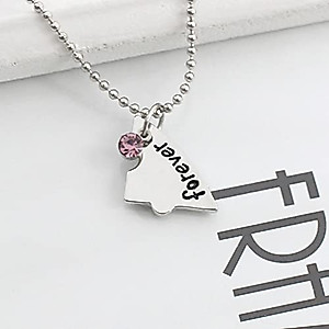 Best Friends Forever and Ever 4 Piece Necklace, Bff Necklaces for 4 Girls Perfect Friendship Gifts ( Silver ), 29 x 3. 8 x 0. 5cm