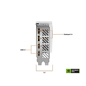 GIGABYTE GV-N406TAERO OC-8GD GeForce RTX 4060 Ti AERO OC 8G Graphics Card, 3X WINDFORCE Fans, 8GB 128-bit GDDR6, Video Card